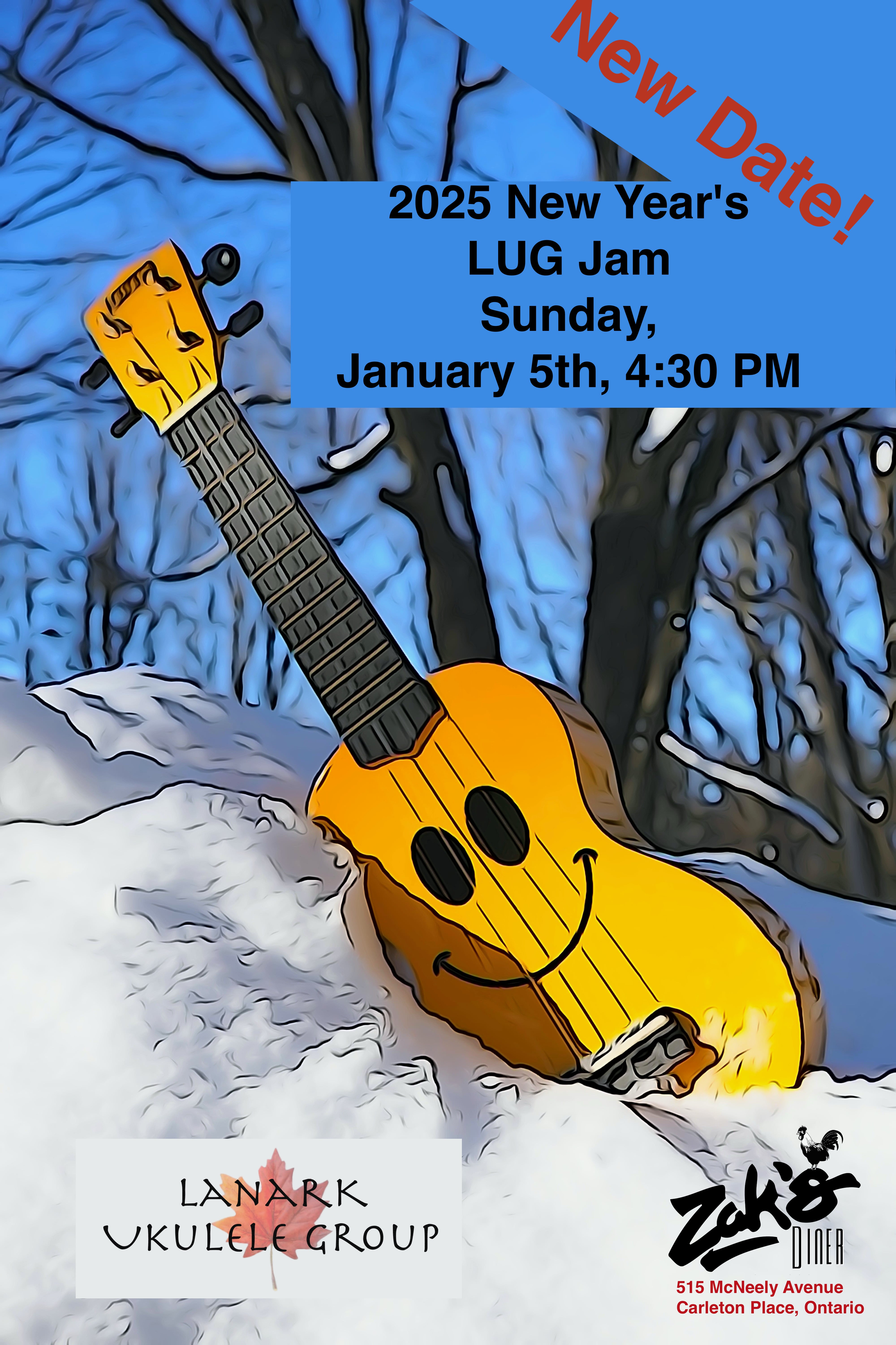 January 5th, 2025 LUG Jam – Lanark Ukulele Group (LUG)